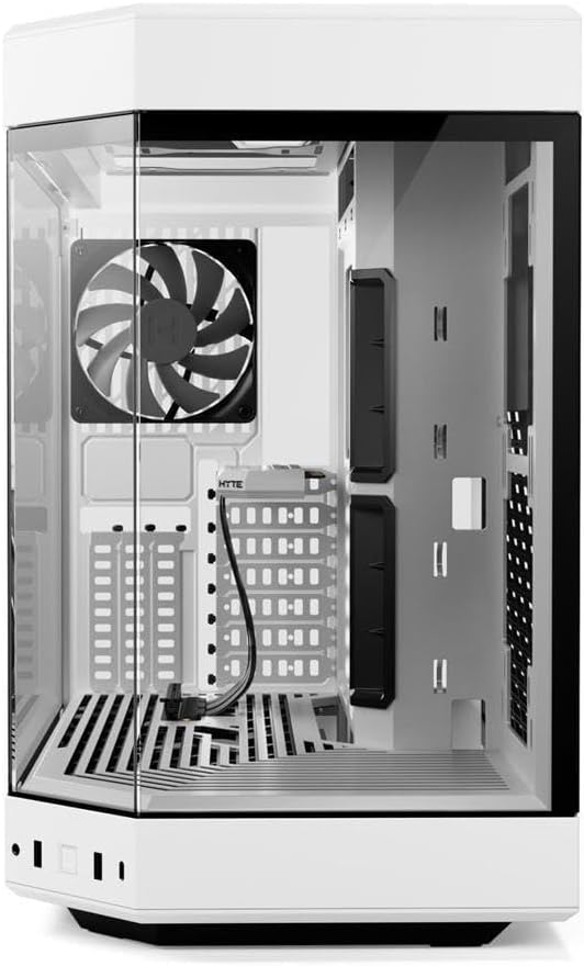 HYTE Y60 Dual Chamber Mid-Tower ATX Case - Snow White – Lightning Computers