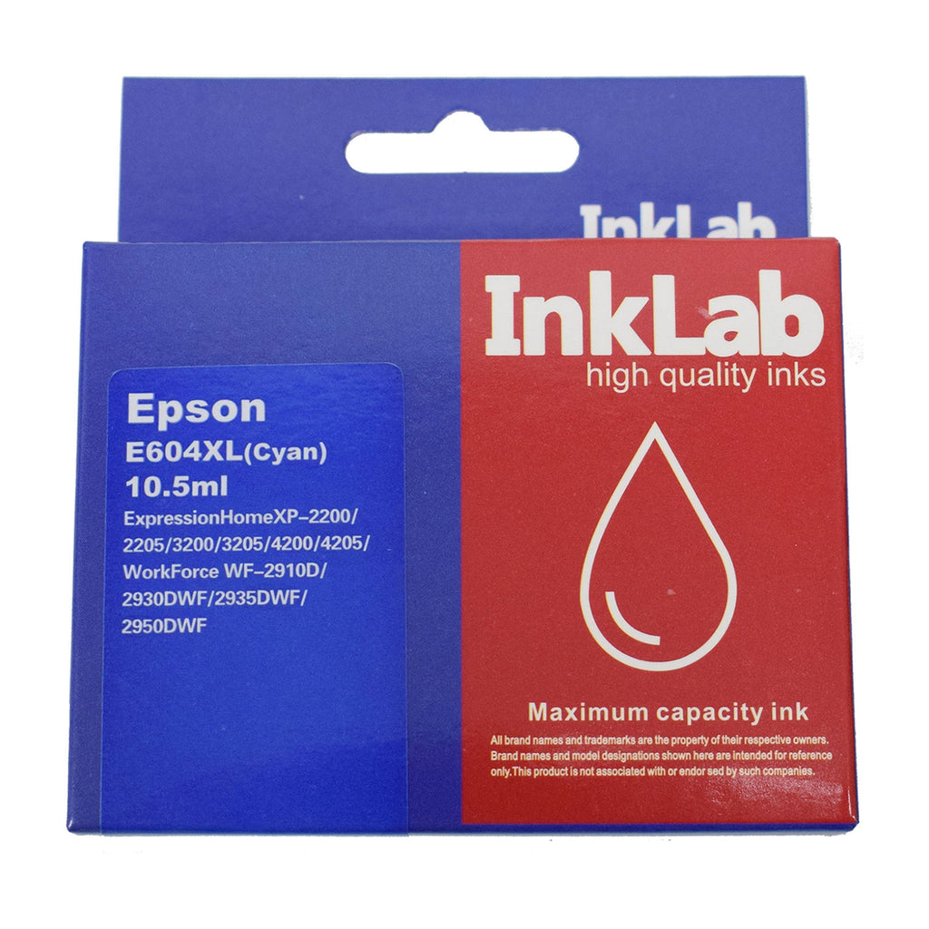 InkLab 604 Epson Compatible Complete Set Replacement Ink – Lightning ...