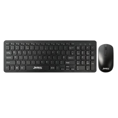Jedel WS990 Wireless Multimedia Keyboard & Optical Mouse Desktop Kit ...