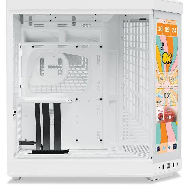 HYTE Y70 Touch Infinite Midi Tower White – Lightning Computers
