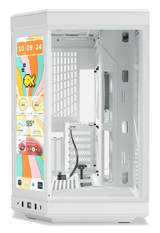 HYTE Y70 Touch Infinite Midi Tower White – Lightning Computers