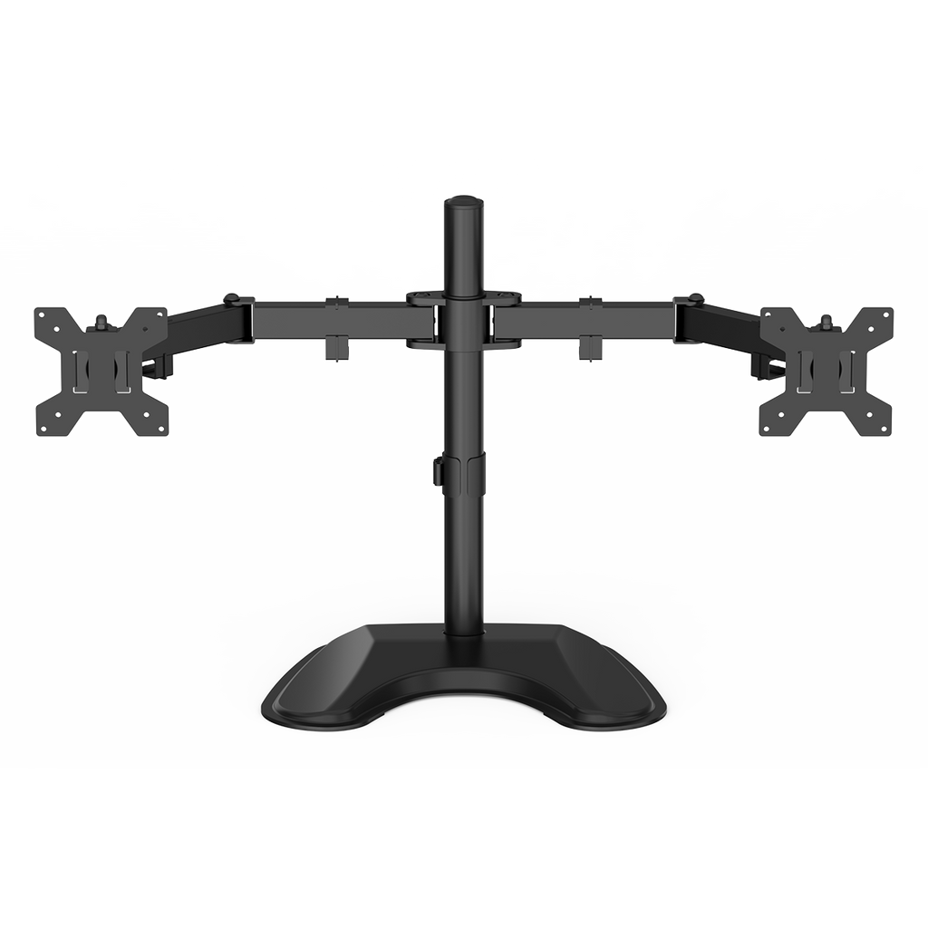 DM100 Dual Arm Desk Mount with Stand – Lightning Computers