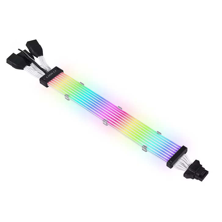 Lian Li Strimer V2 ARGB 3x8-Pin to 12+4-Pin 12VHPWR extension cable ...