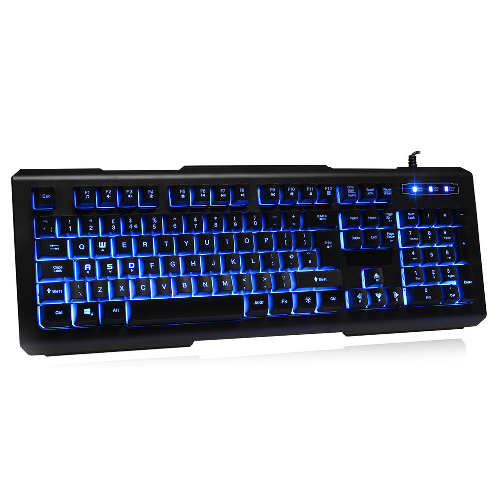 Avenger Illuminated keyboard & Mouse 3 Colour – Lightning Computers
