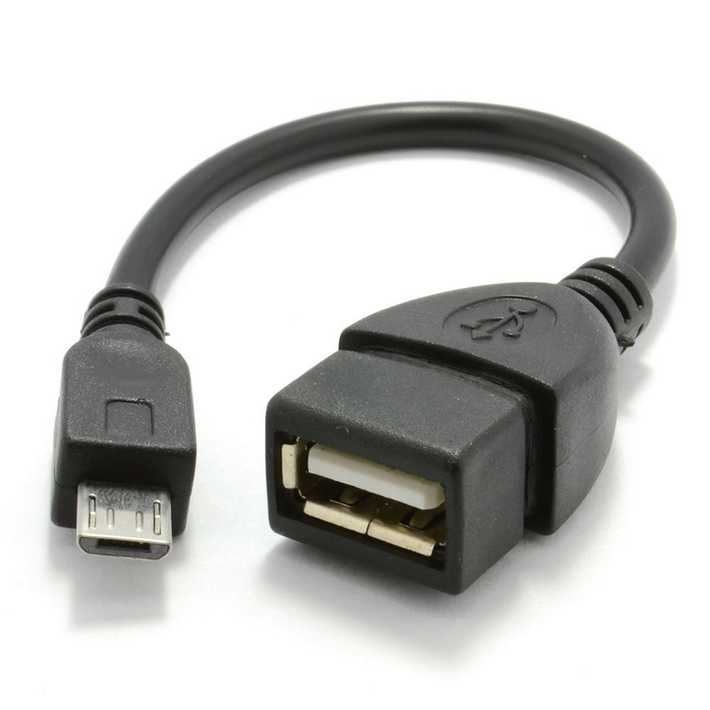 USB Female to Micro USB On-the-Go (OTG) Cable – Lightning Computers